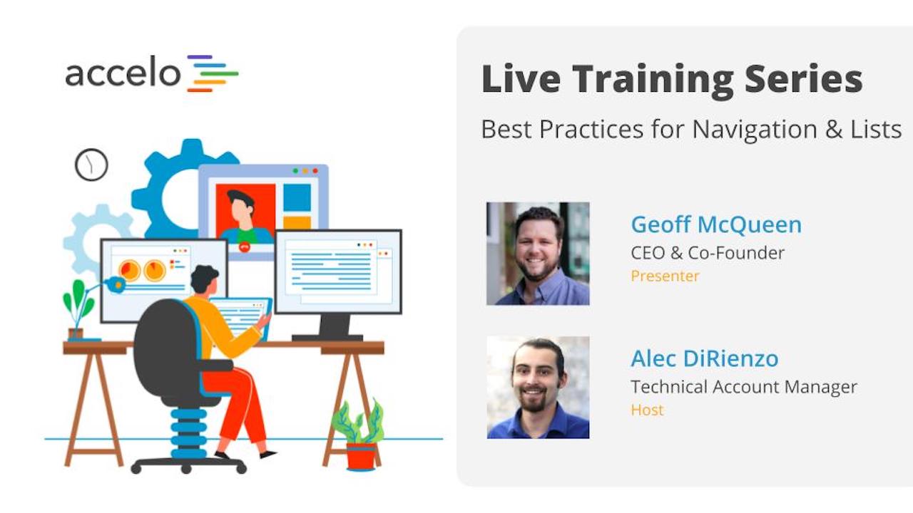 Best Practices for Navigation & Lists